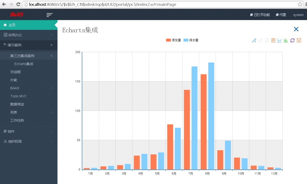 WeX5快速集成Echarts - Docs